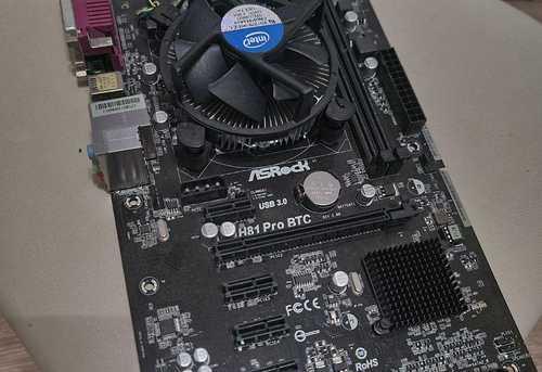 Материнская плата Asrock h81 pro btc