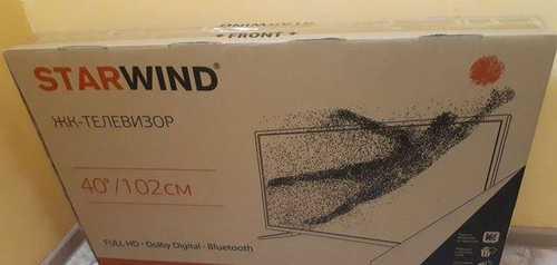 Новый Starwind Smart Tv Голос Пульт 40" 103 См
