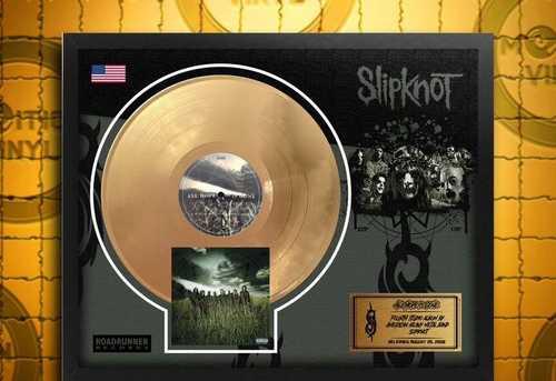 Slipknot золотой винил готовый креативный подарок