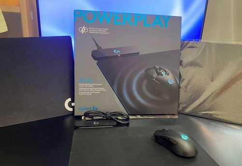 Комплект logitech g703 + logitech powerplay