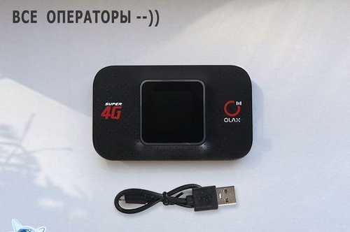 Портативный роутер Olax 4G-LTE WiFi m. 982 +bezlim