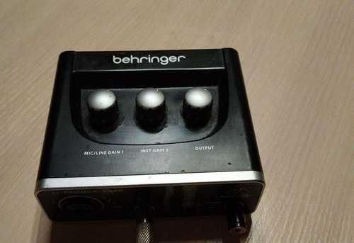 Usb аудиоинтерфейс Behringer U-Phoria UM2