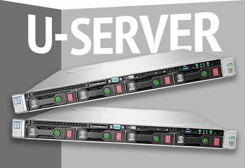 Сервер HP DL360 Gen9 4LFF 2*2699v3 64Gb P440ar 2*5