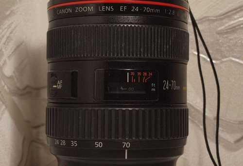 Объектив Canon EF 24-70mm f/2.8 L USM ремонт