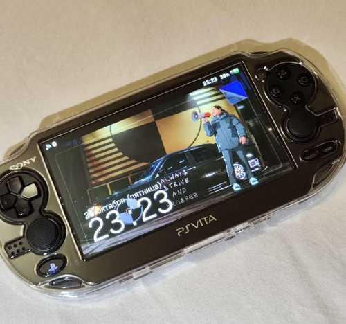 Sony Ps Vita 128GB Прошитая. С чехлом и пленкой