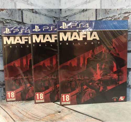 Mafia Trilogy PS4 диск