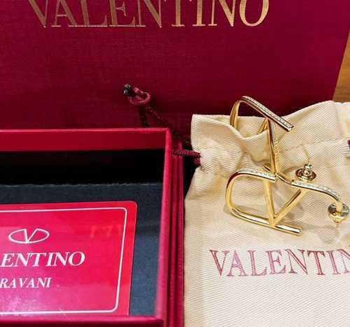 Серьги valentino оригинал