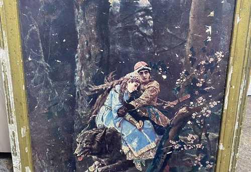 Картина Иван-царевич на сером волке