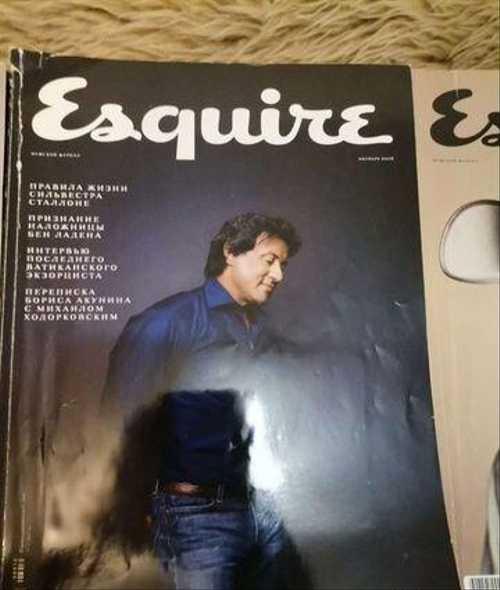 Журналы Esquire 2008 и 2010 2 шт
