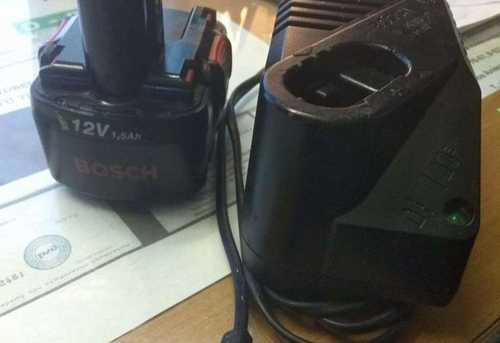 Bosch аккумулятор и зарядное устройство