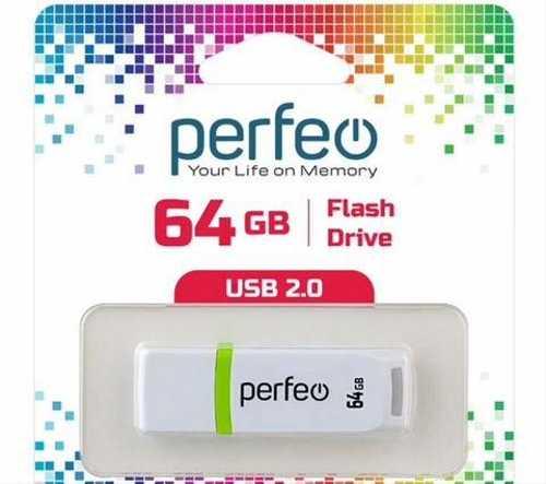 Флешка 64Gb USB 2.0 компактная PF-C11W064