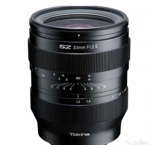 Tokina SZ 33mm f/1.2 for Sony E новый, гарантия