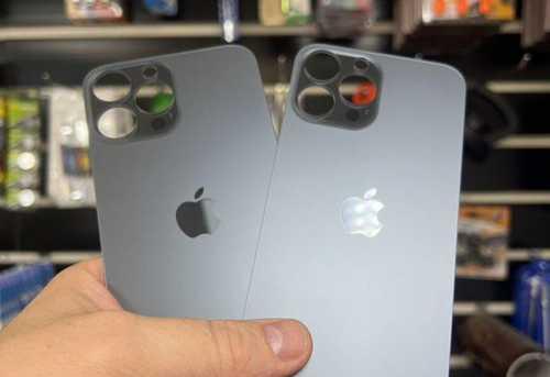 Стекло корпуса (крышка) iPhone 13 Pro Max черное