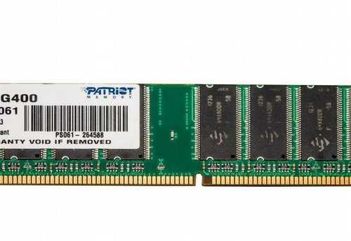 Оперативная память Patriot PSD1G400 1GB