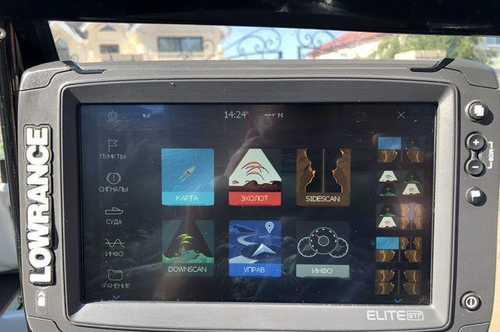 Эхолот lowrance elite 9 ti2 (дисплей)