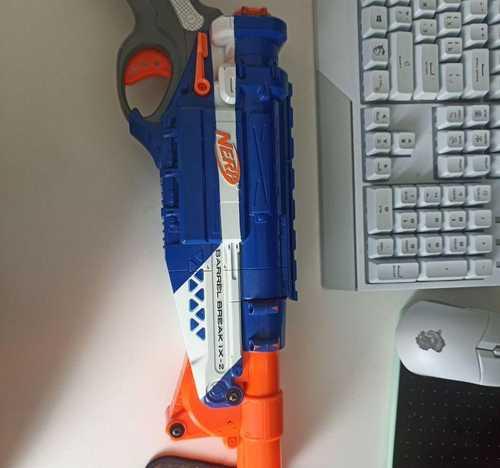 Бластер nerf дробовик