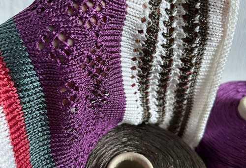 Luna итальянский вискозный шелк пряжа для вязания