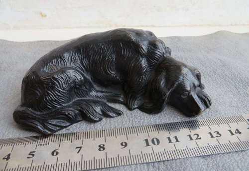 Статуэтка собака чугун касли