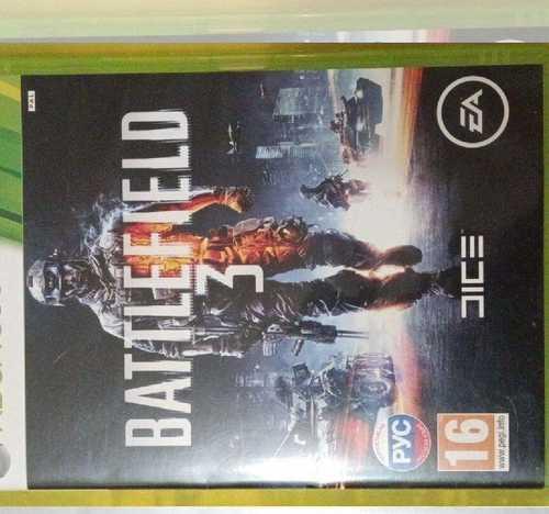 Игра battlefield 3на xbox 360 лицензионная