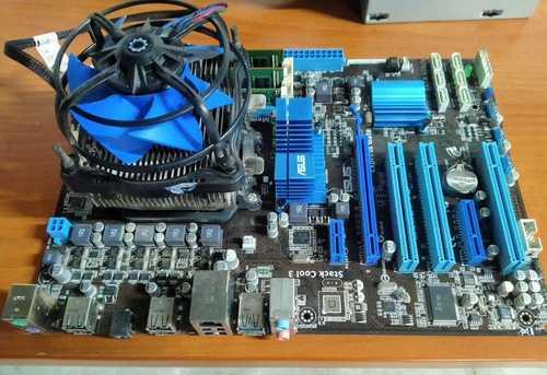 Комплект Asus + Phenom + Ram + Cooler + бп