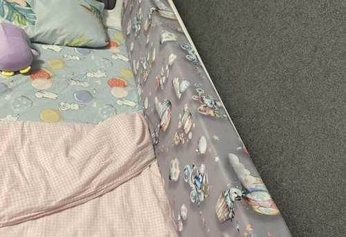 Подушка бортик в детскую кровать