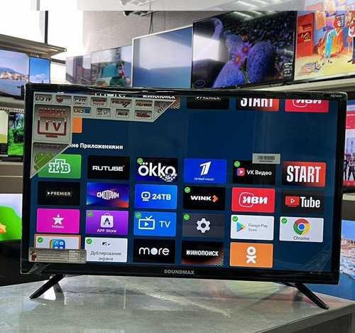 Новый телевизор 24" (60 см) Soundmax M09S SMART TV