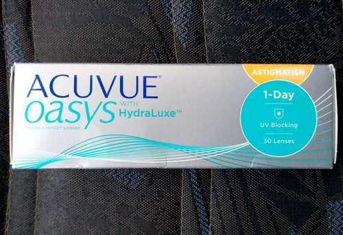 Линзы конт-ые acuvue oasys однодневные astigmatism