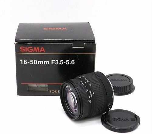 Sigma AF 18-50mm F3.5-5.6 DC в упаковке for Canon