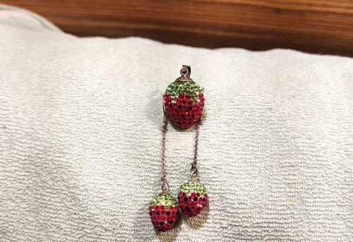 Серьги и кулон Swarovski