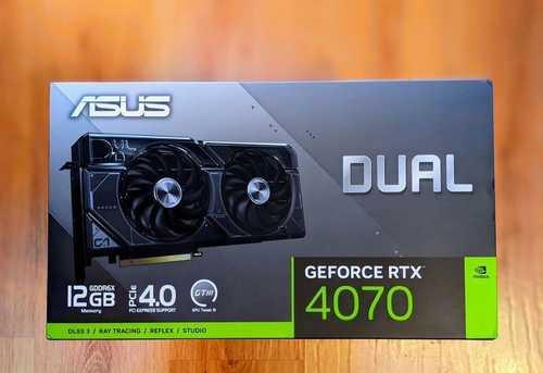 Asus RTX 4070 Dual 12GB GeForce
