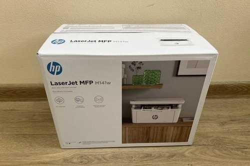Лазерное мфу HP LaserJet M141w с wi-fi новое