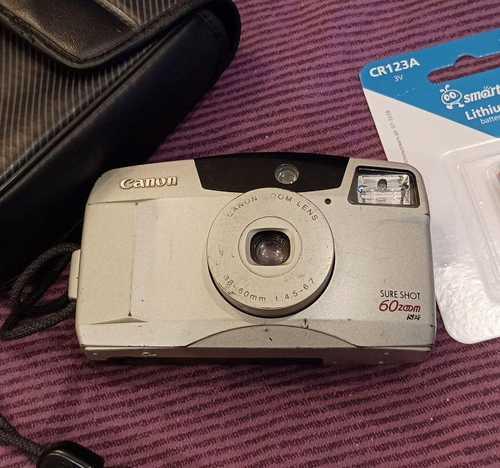 Canon Sure Shot 60 Zoom плёночный фотоаппарат