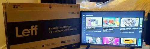 LED телевизор Leff 32" (smart tv, Яндекс)