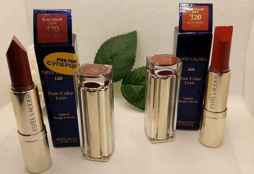 Estee Lauder Pure Color Love Lipstick 120 и 320