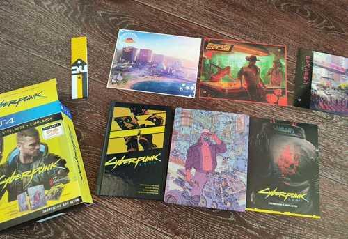 Cyberpunk 2077 ps4 steelbook комикс открытки