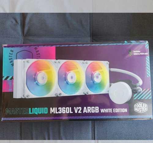 Водяное охлаждение Liquid ML360L V2 argb White нов