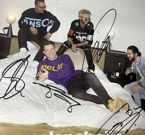Автограф Tokio hotel
