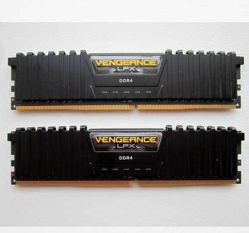 Оперативная память ddr4 2x8gb Corsair Vengeance LP