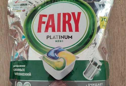 Fairy platinum капсулы для посудомоечной машины