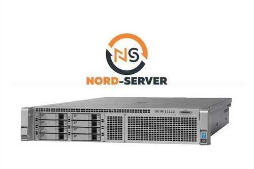 Сервер cisco UCS C240 M4 8xSFF 2x E5-2697v4 128 GB