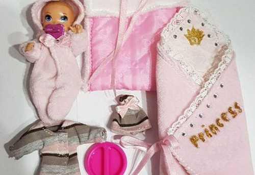 Пупс Барби Mattel с одеждой и аксессуарами