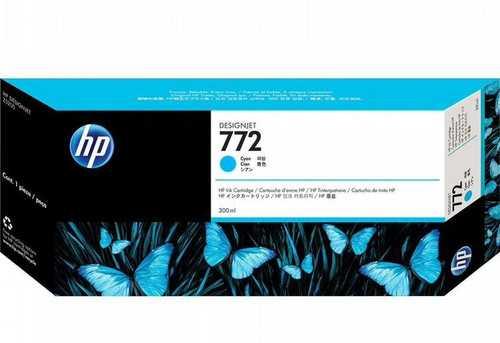 Картридж струйный HP №772 CN636A голубой (300мл) д