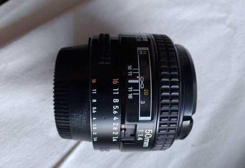 Объектив Nikon AF Nikkor 50mm f/1, 4