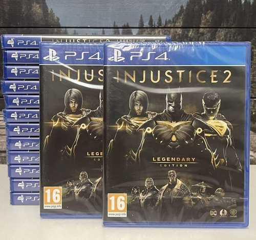 Injustice 2 Legendary edition ps4 новые диски
