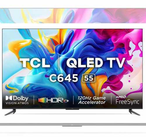 Телевизор qled TCL 55C645