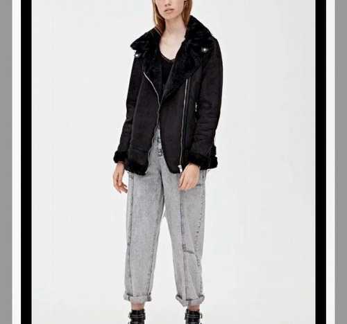 Дубленка pull bear