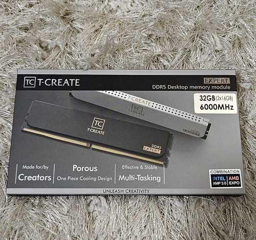 Team group T-Create Expert DDR5 32GB 6000MHz (Whit