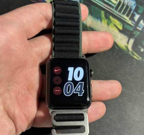 Часы apple watch 3 42mm nike