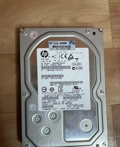 Жесткий диск HP mb3000fbucn