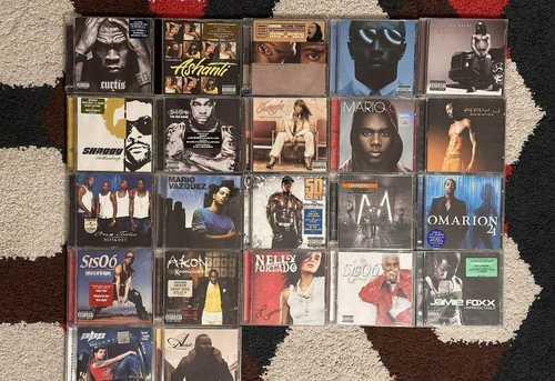 CD диски: 50 cent, Akon, Ashanti и еще куча других